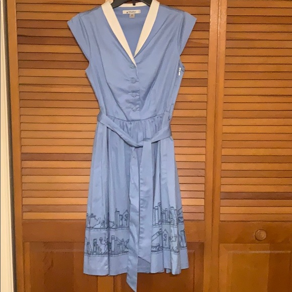 Belle Disney Blue Dress Pattern